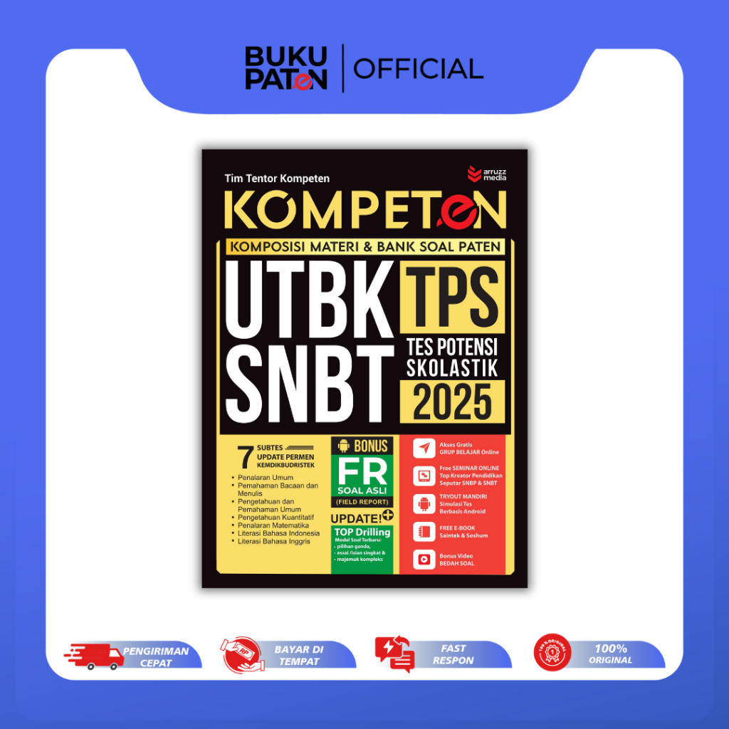 Jual BUKU KOMPETEN UTBK SNBT TPS TERBARU 2025 - PIXELINDO | Shopee Indonesia