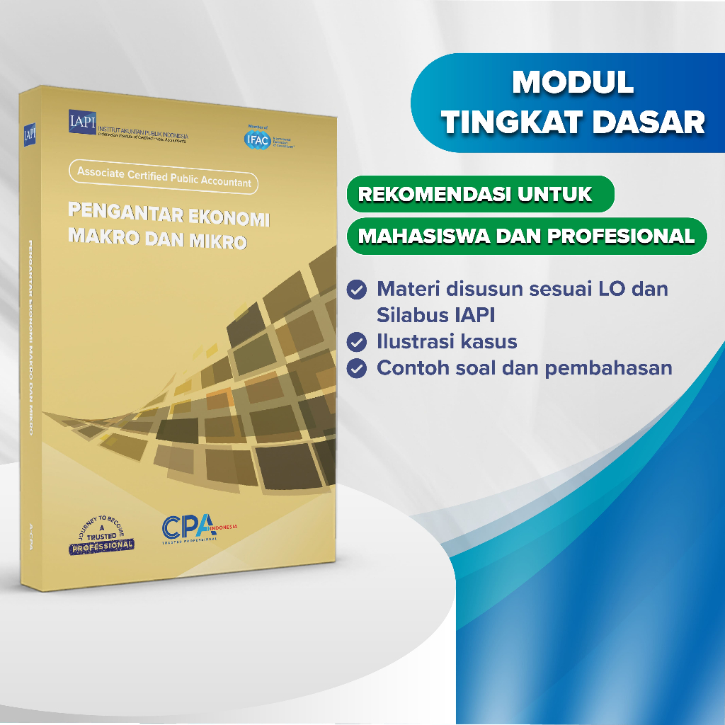 Jual Modul CPA Tingkat Dasar – Pengantar Ekonomi Makro dan Mikro | Shopee Indonesia