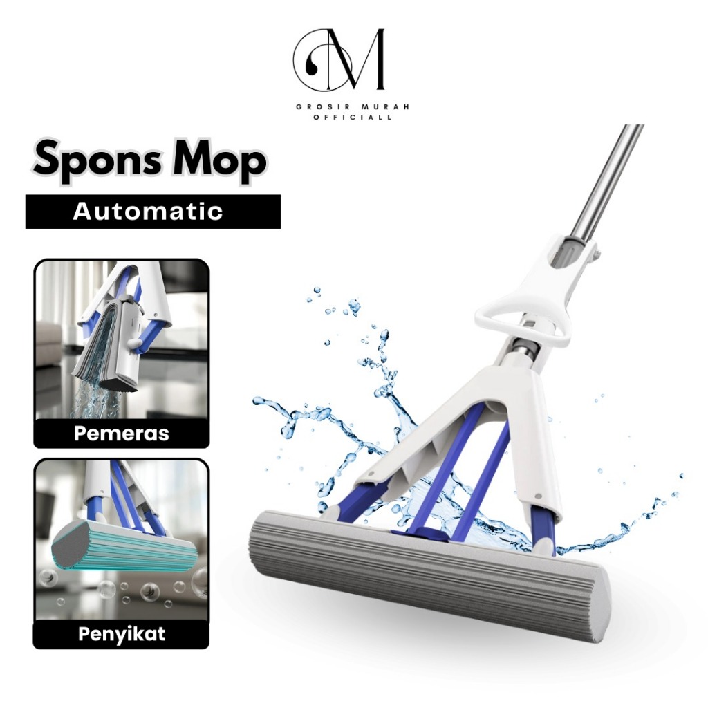 Jual GMO - Alat Pel Lantai Spons Tarik Alat Pembersih Spons Pel Lantai ...