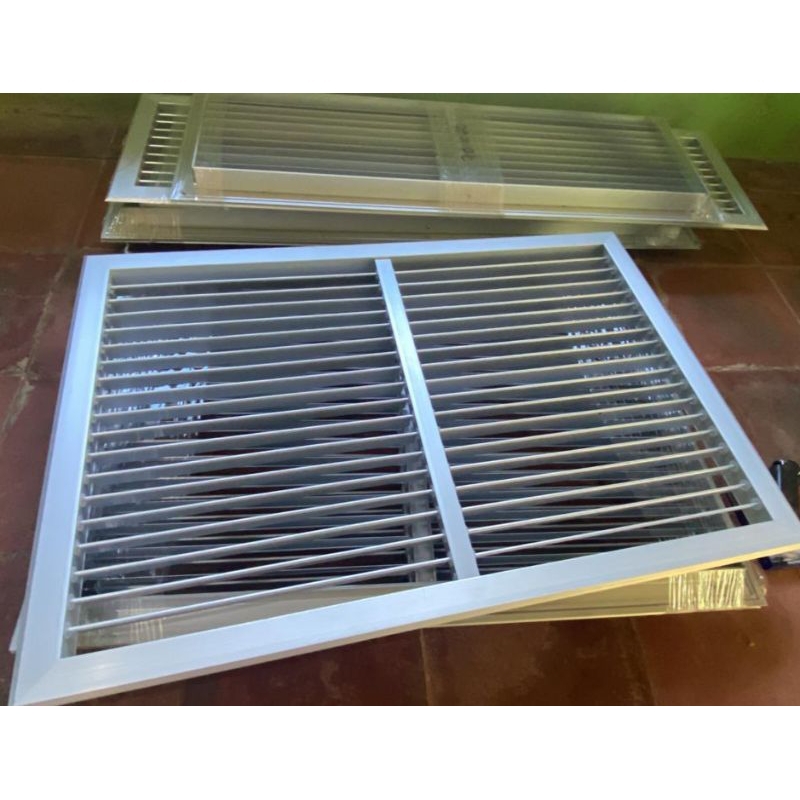Jual grill RAG ducting 60x60cm Ukr dalam (Cat putih) | Shopee Indonesia