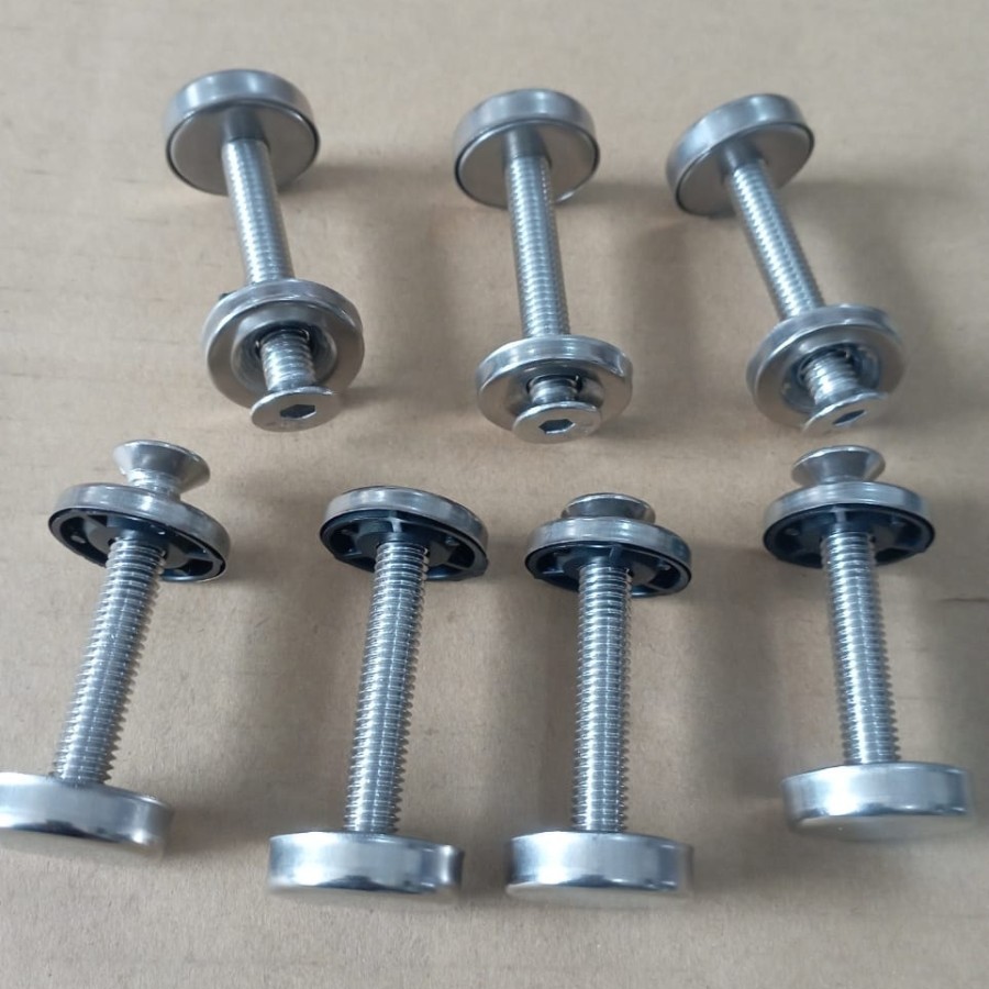 Jual Baut tembus railing tangga kaca untuk pipa kotak 40x40 50x50 ss ...