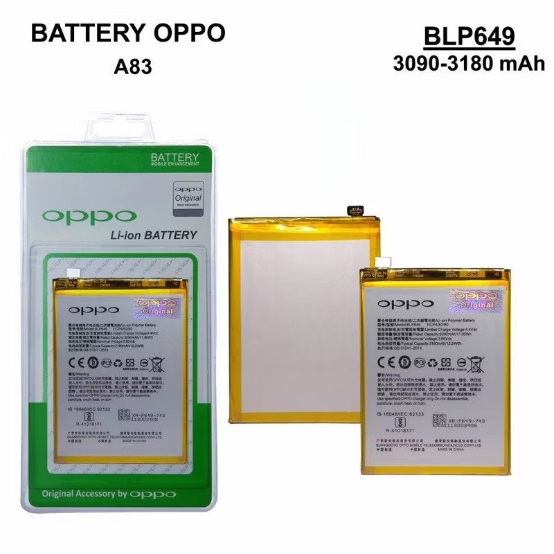 Jual Baterai Batre Battery HP OPPO A83 CPH1729 CPH1827 ORIGINAL Model ...