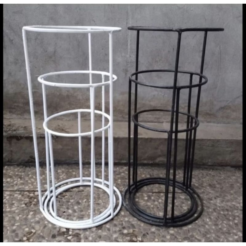 Jual 1 SET ISI 3 Standing Pot Besi Dudukan Pot Besi Rak Pot Bunga ...