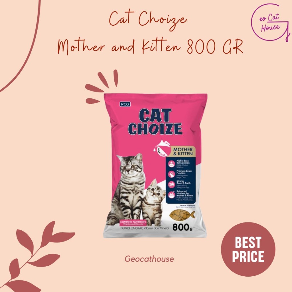 Jual Cat Choize Mother & Kitten Dry Cat Food 800 gr / Makanan Anak ...