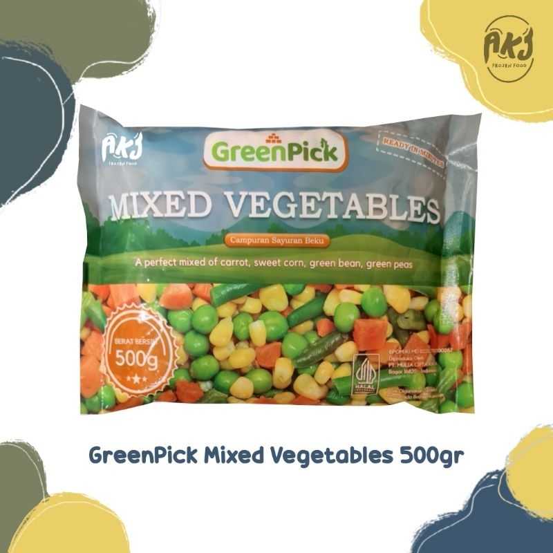 Jual GreenPick Mixed Vegetables 500gr | Shopee Indonesia