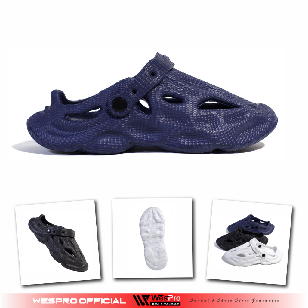 Jual Wespro Lavarock 01 Sepatu Sendal Karet Pria Sandal Slip On Cowok ...