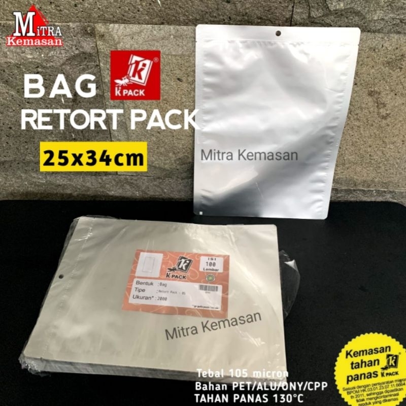 Jual KPACK BAG RETORTPACK 2534 2000gr KEMASAN SACHET PLASTIK RETORT ...