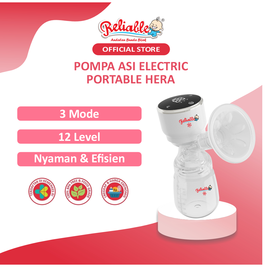 Jual Reliable Baby Breast Pump Electric Portable Hera Pompa ASI | Shopee Indonesia
