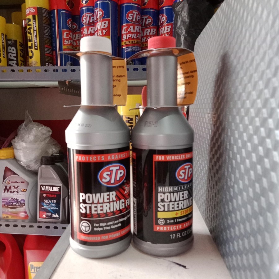 Jual STP Power Steering Fluid with ZDDP 300mL Merah Putih/Bening ...