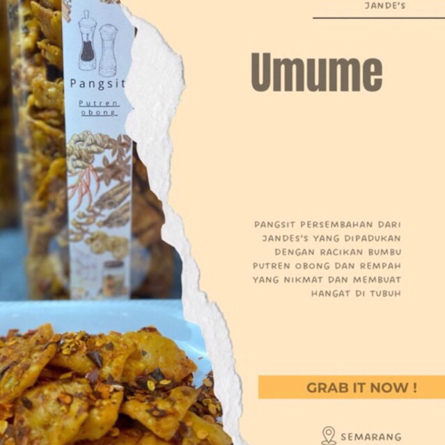 Jual Snack Pangsit goreng dry chilli oil Umume ( Original ) By Jande's ...