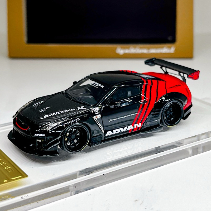 Jual Nissan GTR R35 LBWK Advan Livery by Ignition Model Resin No Minigt ...