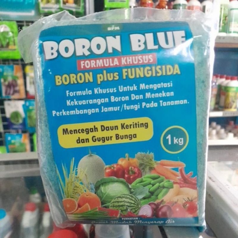 Jual Pupuk Boron Biru ( Boron Plus Fungisida ) Kemasan 1 kg | Shopee ...