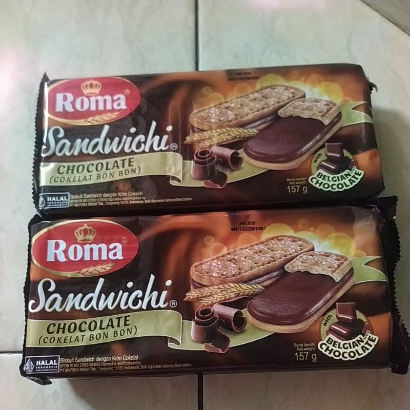 Jual ROMA SANDWICH cokelat bon bon | Shopee Indonesia