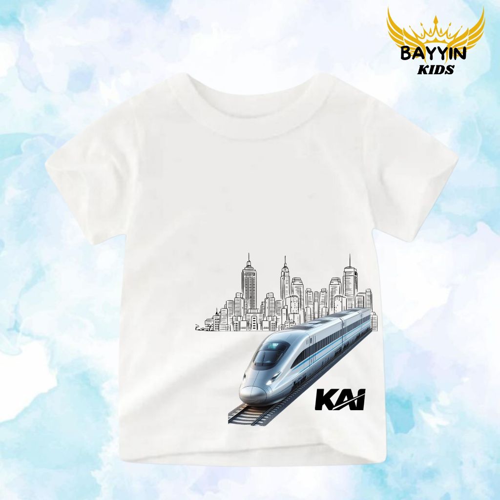 Jual Kaos Anak Custom Nama Combed 30s KERETA API BARU 3 Untuk Anak dan Hadiah kaos Anak Laki ...