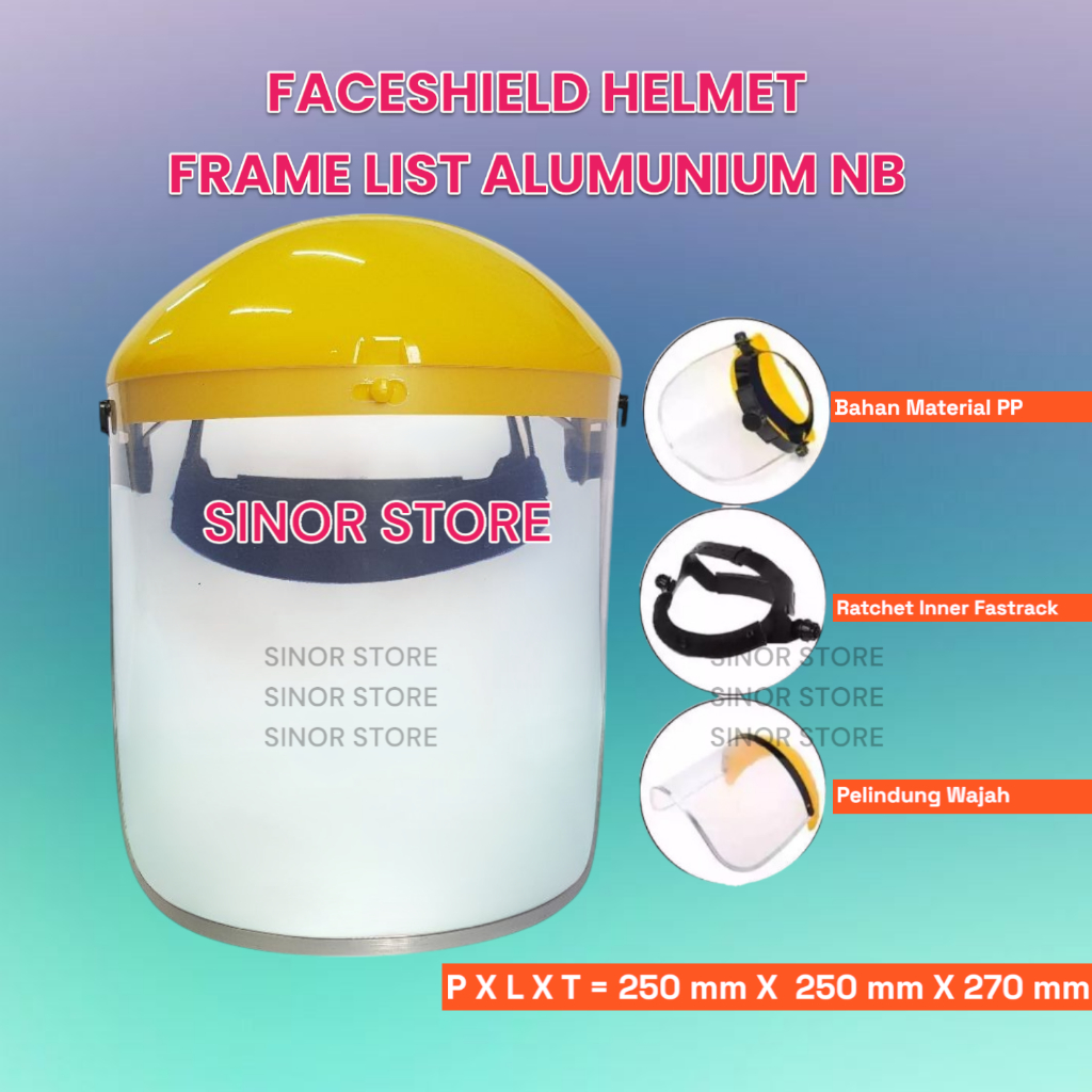 Jual Faceshield Safety Helmet Apd pelindung wajah Gerinda ENGO | Shopee ...