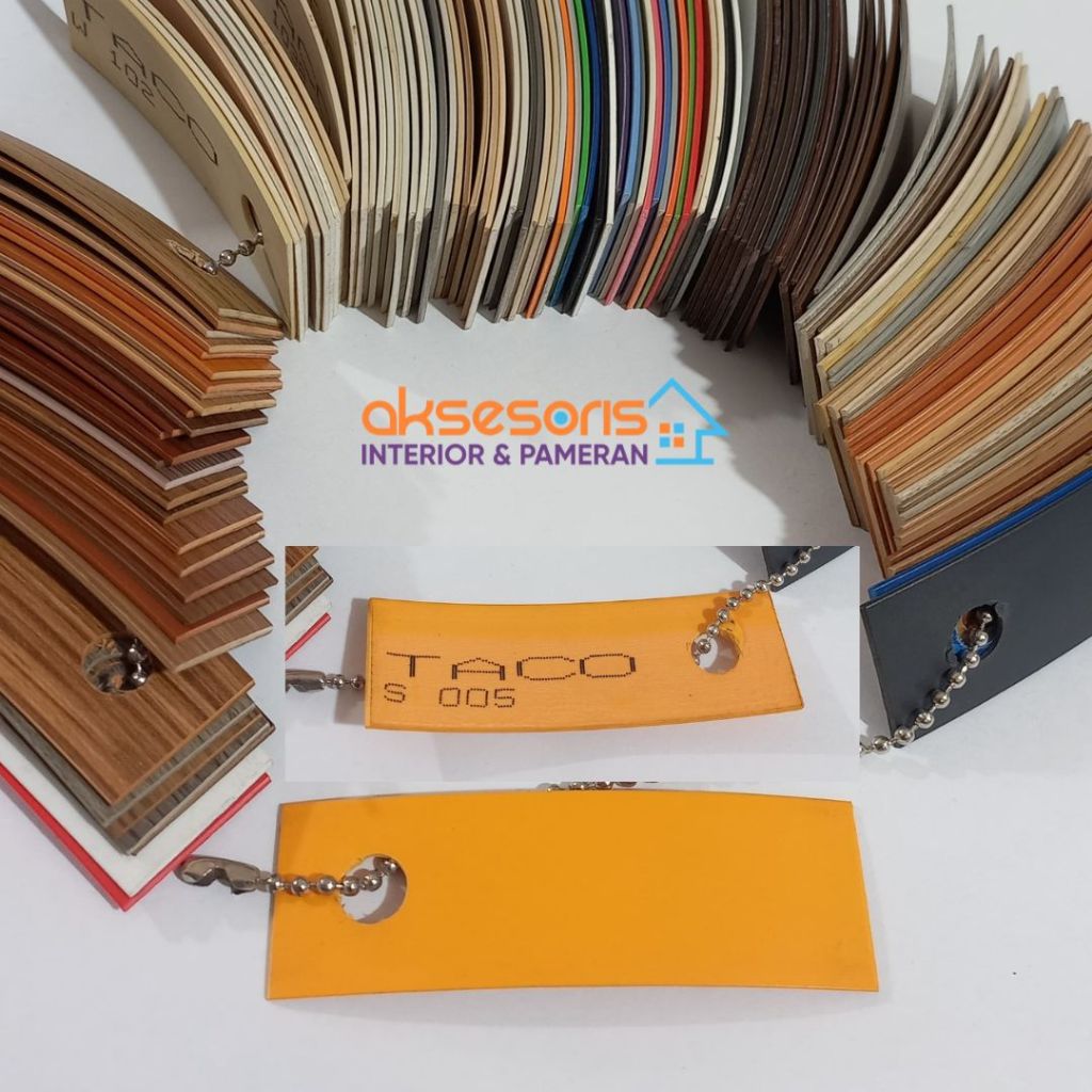 Jual TACO Edging Pvc Hpl - 005 AA (1 x 22mm) | Shopee Indonesia