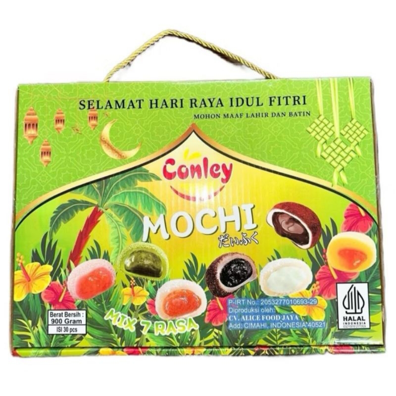 Jual CONLEY MOCHI EDISI LEBARAN ISI 30 PCS | Shopee Indonesia