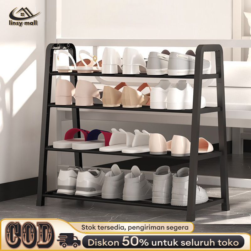 Jual Rak Sepatu 4&5 Susun Rak Sepatu Sendal Shoe Rack |Tinggi Kuat dan ...