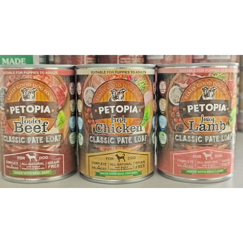 Jual Petopia kaleng dog food 380g | Shopee Indonesia