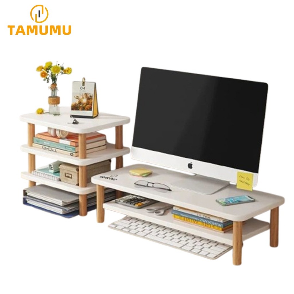 Jual Tamumu Rak Susun Meja Desktop / Meja Komputer | Shopee Indonesia