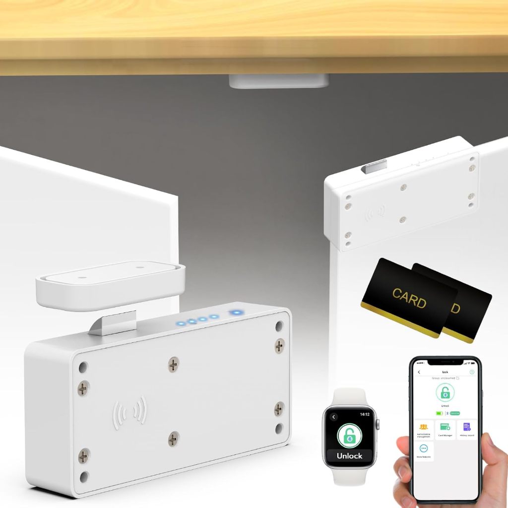 Jual Hidden Smart Cabinet Lock IC Card RFID NFC Electronic Keyless ...