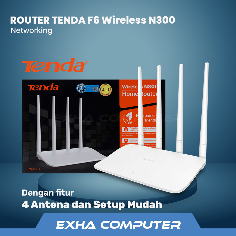 Jual Tenda F6 Wireless ROUTER N300 Wireless AP Access Point Repeater ...
