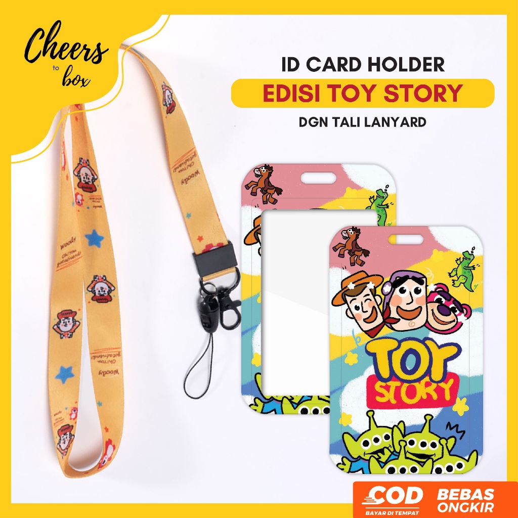 Jual [N004] WOODY Toy Story / Name Tag ID Card Holder Motif Lotso ...