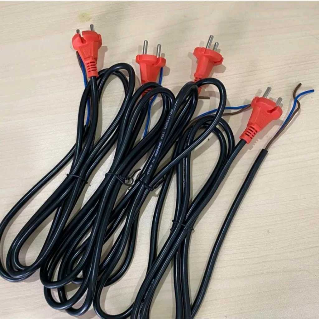 Jual Kabel Power Full Tembaga 2 Meter Mesin Bor Listrik Gerinda Planer ...