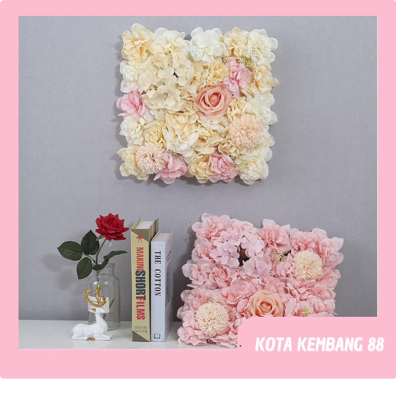 Jual Panel Dinding Karangan Bunga 3D Flower Wall Untuk Dekorasi Latar ...