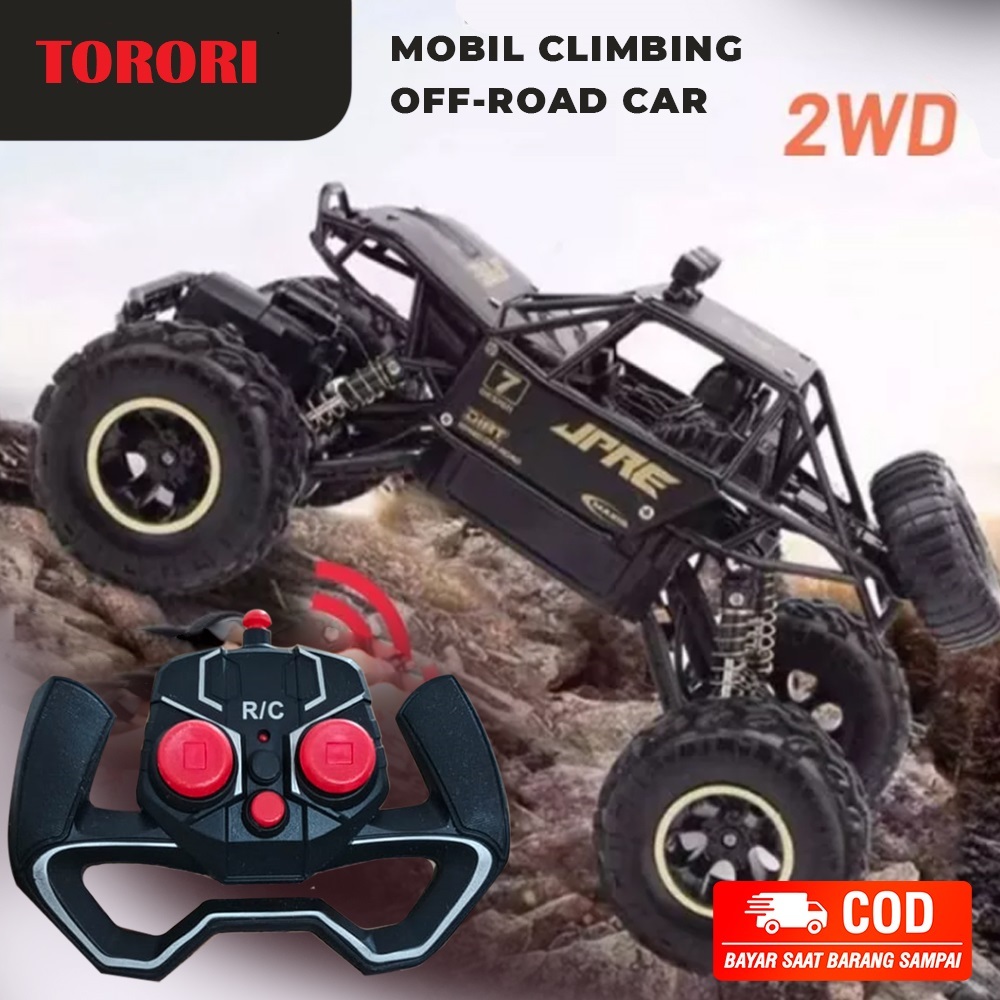 Jual [BISA COD] Mainan Mobil Alloy Remote Control Off-Road Climbing Car RC Rock Crawler 2WD ...