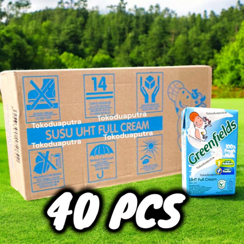 Jual Susu Greenfields Uht Full Cream Uht milk 105Ml X 40 (1 karton ) | Shopee Indonesia
