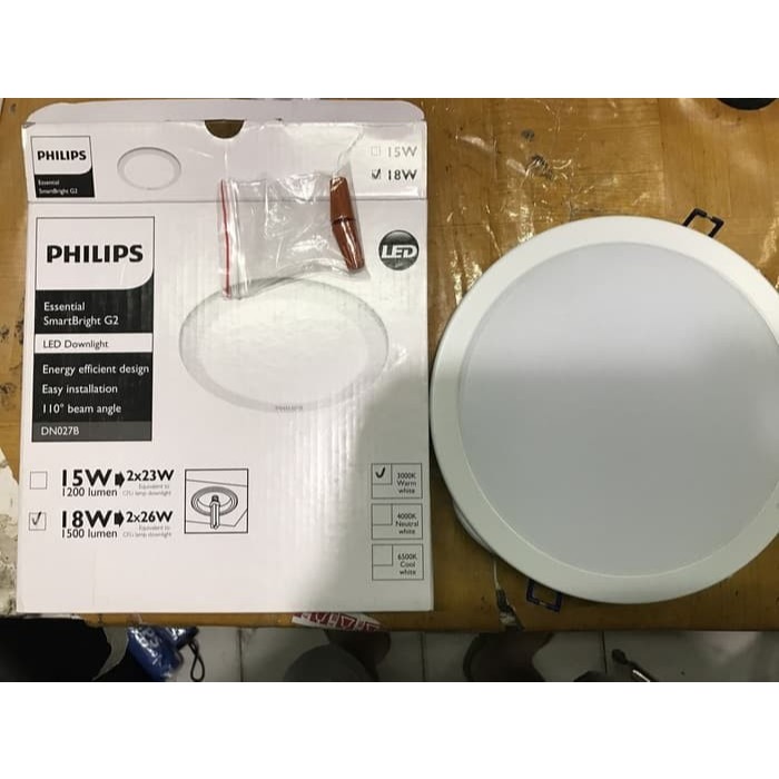 Jual Downlight LED Phillips 18watt DN027B G2 7 In Warm White | Shopee ...