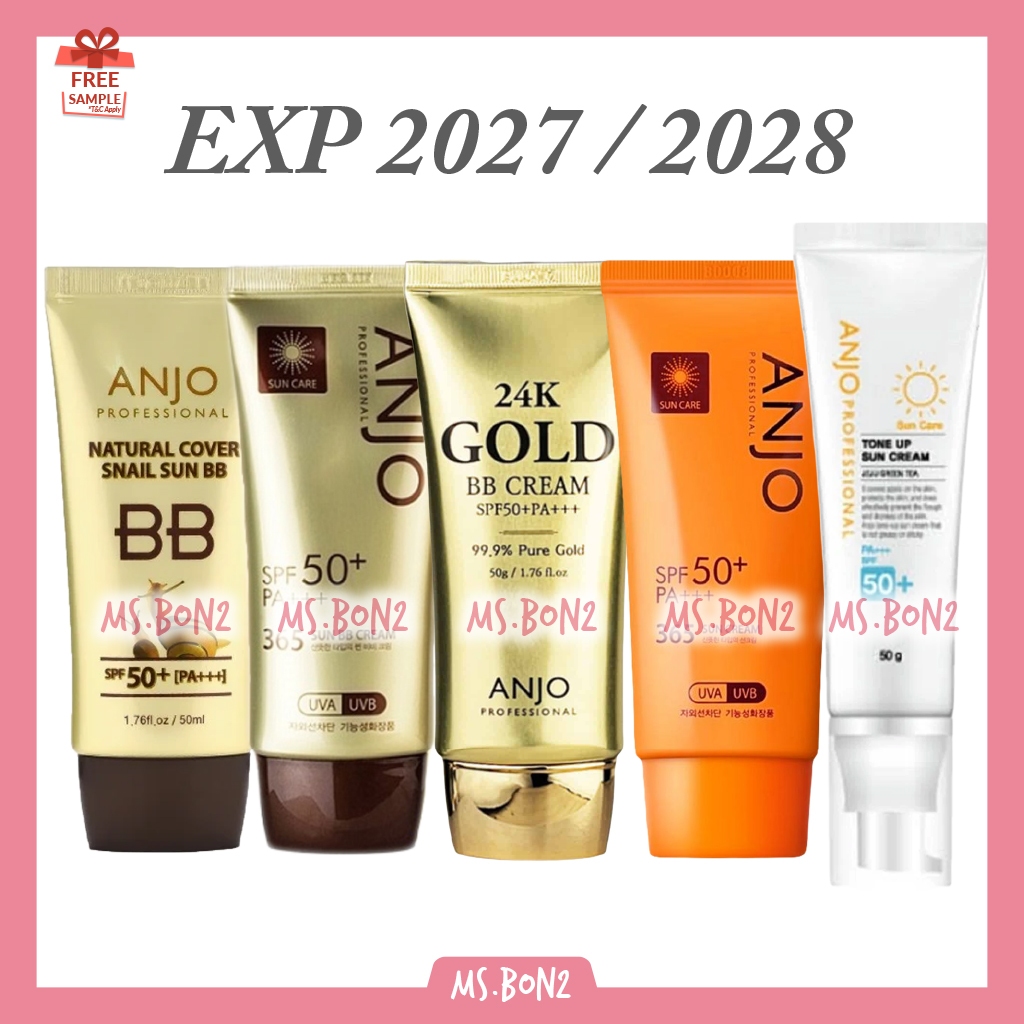 Jual ANJO Professional 365 Sun BB Cream Sunscreen / 24K 24 K GOLD ...