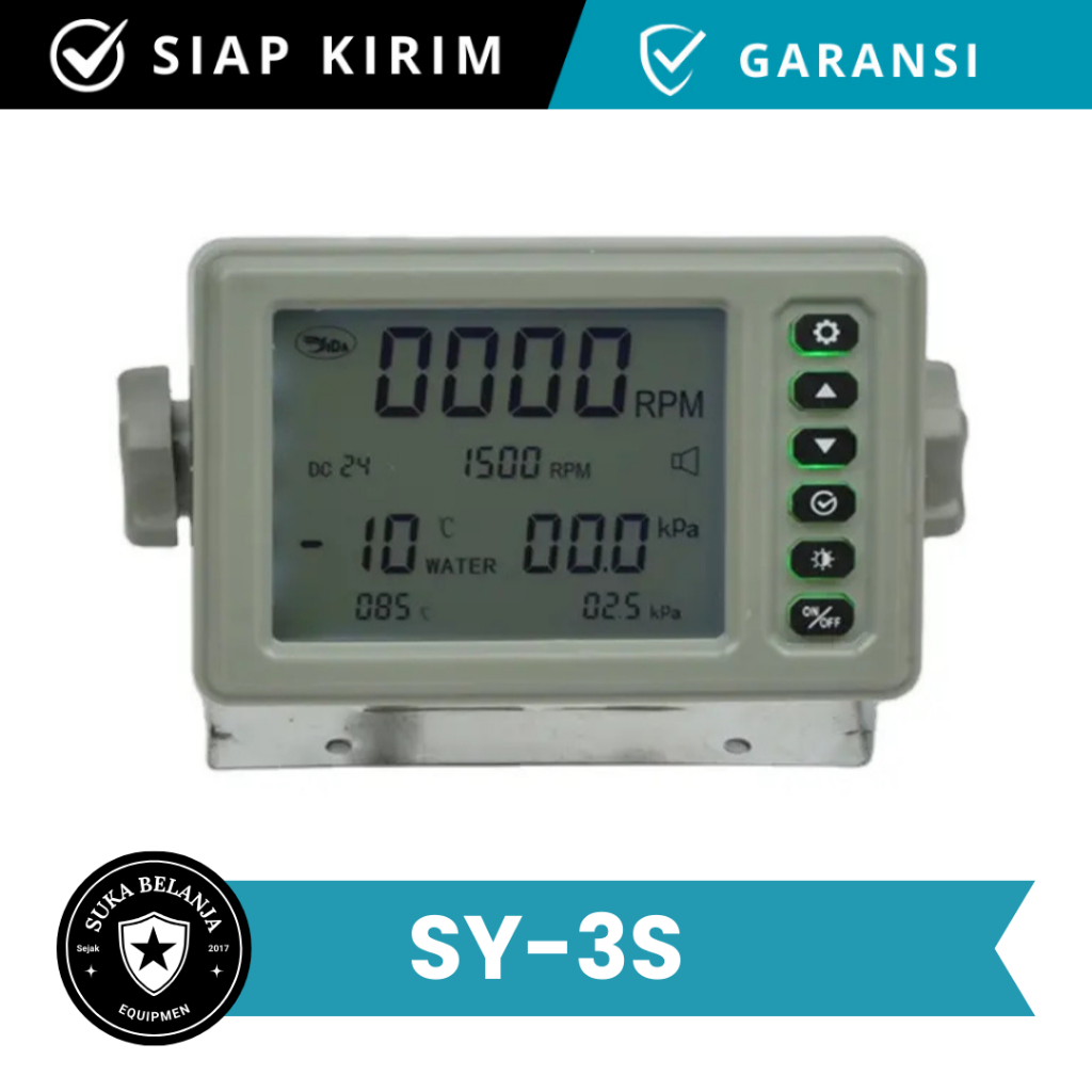 Jual Monitor mesin diesel digital SY-3S untuk kapal pesiar Laut (layar ...