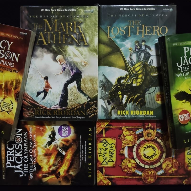 Jual Buku Original • The Heroes Of Olympus - Percy Jackson And The ...