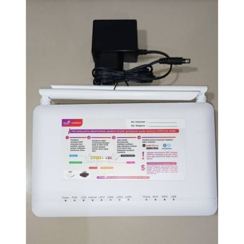 Jual ZTE F670L PORT BIRU UNIT + ADAPTOR | Shopee Indonesia