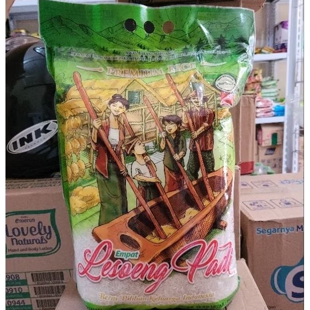 Jual Beras Lesoeng Padi 5 Kg Lesung Padi Premium | Shopee Indonesia