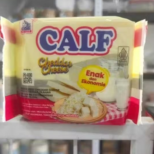 Jual Calf Cheddar Cheese Eco Ukuran 200 Gram / Pcs | Shopee Indonesia