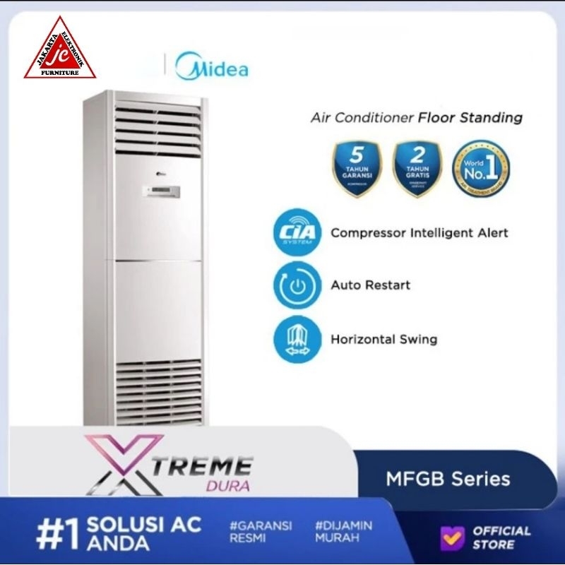 Jual AC FLOOR STANDING MIDEA 2PK MFGB2-18CRN2 | Shopee Indonesia