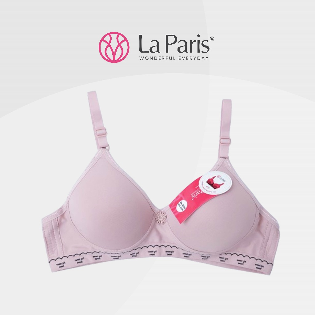 Jual LA PARIS Bra Wanita Push Up Tanpa Kawat Seamless Breathable Super Soft Polos Cup A - B ...