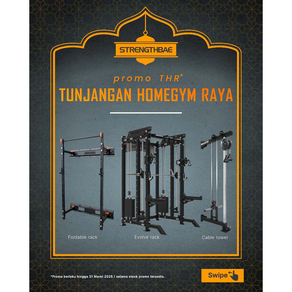Jual Home Gym STRENGTHBAE Power Rack Smith Cable Machine Adjustable ...