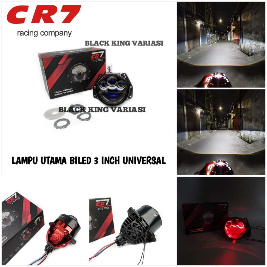 Jual Lampu Foglamp Foglamp Projector 3 Lensa Laser LED Lampu Biled Pro ...