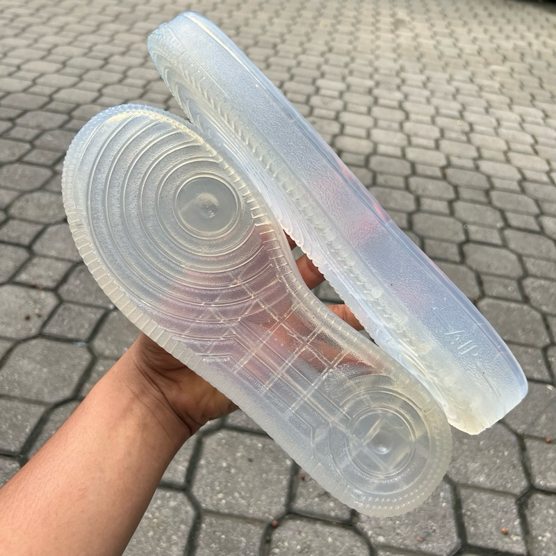 Jual outsole af1 air force one warna full clear | Shopee Indonesia