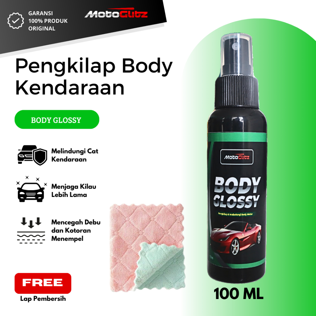 Jual Pengkilap Body Motor Doff Glossy 100 ml Pelindung Poles Coating ...