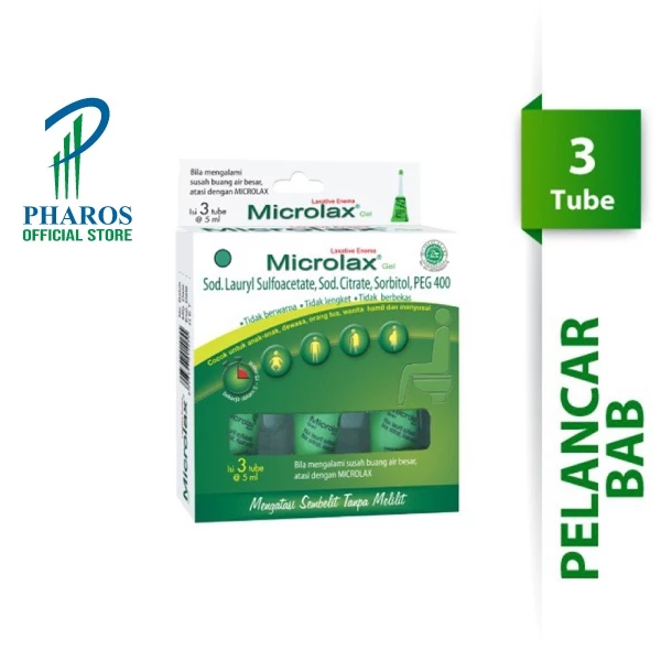 Jual Microlax Gel - Box isi 3 Tube @ 5 mL Atasi Sembelit (Susah BAB ...