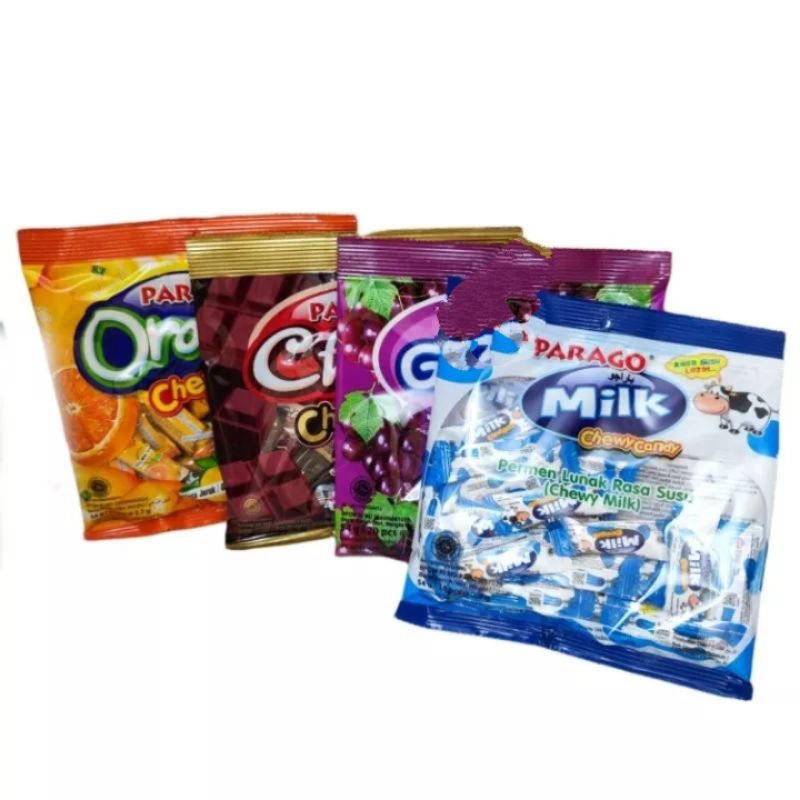 Jual PARAGO Permen Parago Chewy Candy 54Gram | Shopee Indonesia