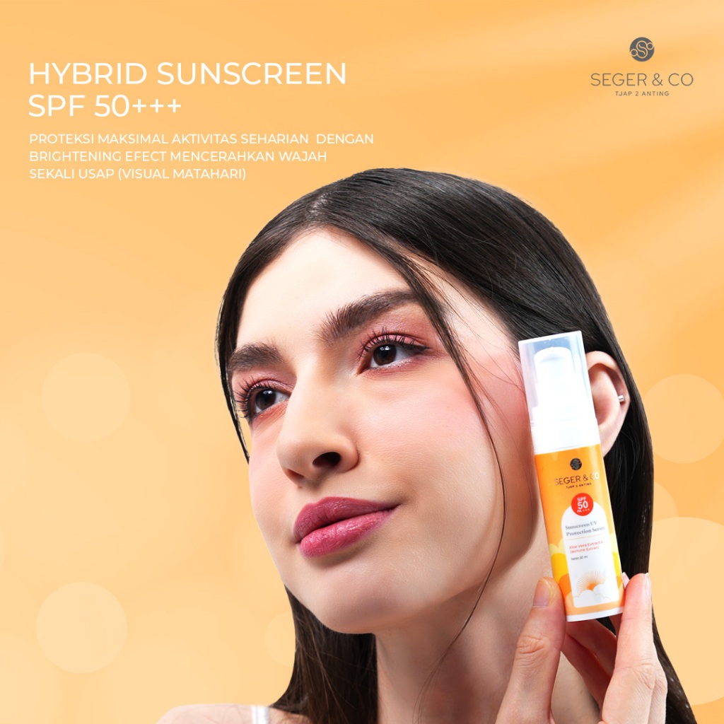 Jual Seger & Co Sunscreen UV Protection Serum SPF 50 PA+++ 30ml Aloe ...