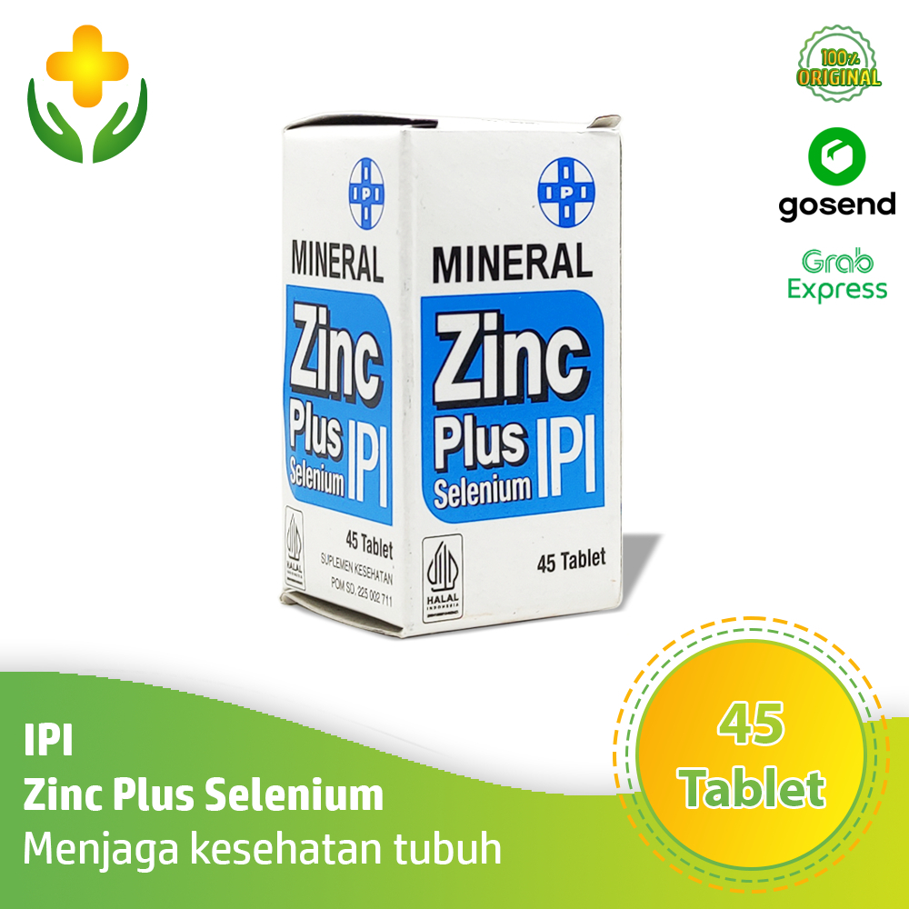 Jual IPI Mineral Zinc Plus Selenium 45 Tablet | Shopee Indonesia
