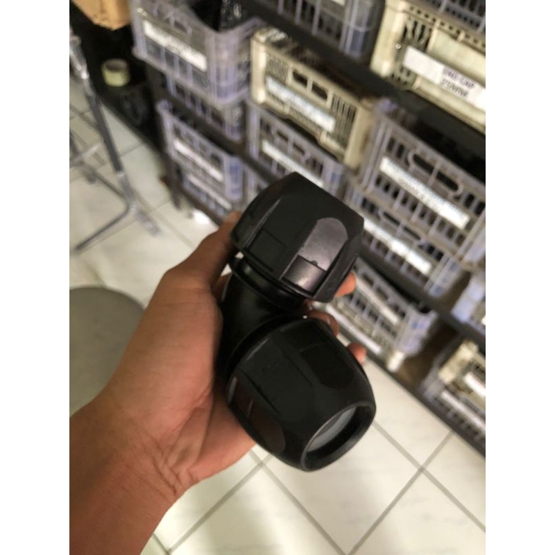 Jual EQUAL ELBOW / SAMBUNGAN L PIPA HDPE UKURAN 3 INCH (90mm) | Shopee ...