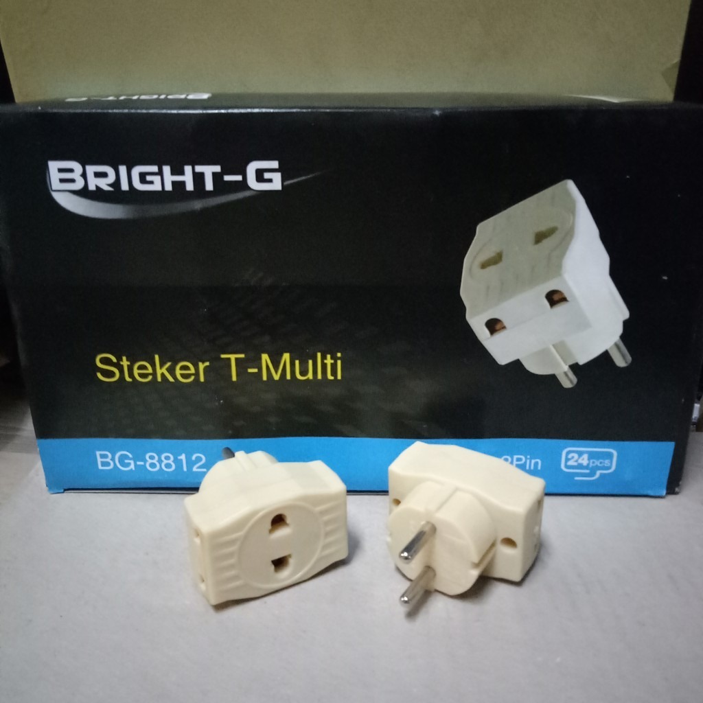 Jual Steker T Multy / Steker T Multi Bright-G - BG 8812 | Shopee Indonesia